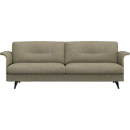 FLEXLUX 3-Sitzer &raquo;Glow Designsofa, bequem und komfortabel durch hochwertigen Sitzaufbau&laquo; Skandinavisches Design, In hochwertiger Verarbeitung gr&uuml;n 62%