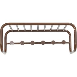 SPINDER DESIGN Garderobenleiste &raquo;RETRO Garderobe&laquo; braun Metall B/H/T: 72cm x 24,8cm x 35,2cm