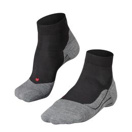 Falke Herren Falke Laufsocken &raquo;RU4 Endurance Short&laquo; leichte Laufsocke mit mittlerer Polsterung, schnelltrocknend schwarz 39-40