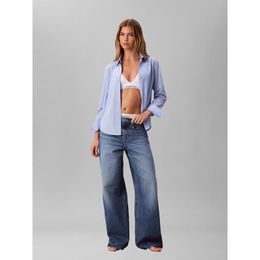 Calvin Klein Jeans Damen Weite Jeans Wide-leg-Passform 32, L&auml;nge 34