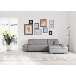 DOMO collection Ecksofa &raquo;MORIC 300x172 cm, XXL-Sofa mit viel Platz, L-Form, auch in Cord&laquo; wahlweise mit Bettfunktion und Armteilverstellung, 