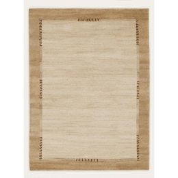 OCI DIE TEPPICHMARKE Wollteppich &raquo;Jowea Emotion&laquo; rechteckig 9 mm H&ouml;he reine Wolle, handgekn&uuml;pft, Wohnzimmer beige Wolle B : 90cm 1 Stk., 9mm, L: 160cm