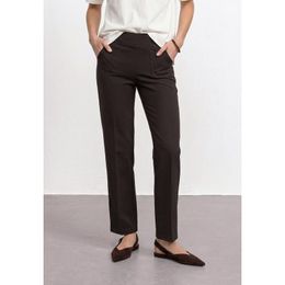 Street One Damen Street One Jerseyhose &raquo;Style Amalia&laquo; mit Gummizug und Stretch / Viskose 42, L&auml;nge 28