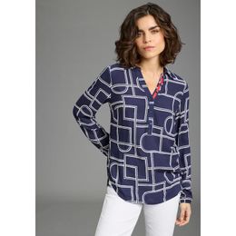 Laura Scott Damen Longbluse mit Kontrasttape - NEUE KOLLEKTION 38