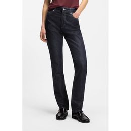 BOSS Orange Damen BOSS Orange High-waist-Jeans &raquo;ADA SLIM HR 1.0 Premium Damenmode&laquo; mit kleinen Schlitzen am Saum schwarz 27, L&auml;nge 32
