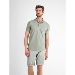 Lerros Herren Lerros Poloshirt mit Logo Stickerei grau S