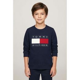 Tommy Hilfiger Kinder Sweatshirt, Kinder bis 16 Jahre, mit Rundhalsausschnitt 4 (104)
