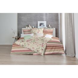 Primera Bettw&auml;sche &raquo;Feinbiber-Bettw&auml;sche&laquo; 2 Stk. samtweich und nat&uuml;rlich aus reiner Baumwolle blau Biber, Obermaterial: 100% Baumwolle B/L: 135cm x 200cm, 1 