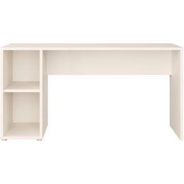 FORTE Schreibtisch &raquo;Alice Springs, Schreibtisch mit 2 offenen F&auml;chern, zeitlos&laquo; B/H/T 150/76,7/60 cm offene F&auml;cher B/H/T: 150cm x 76,7cm x 60cm