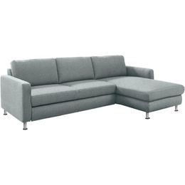 Die PlanBar Ecksofa &raquo;MP-IN19027 L-Form&laquo; wahlweise mit Schlaffunktion, frei im Raum stellbar blau 100% Polyester B/H/T: 265cm x 82cm x 172cm, 
