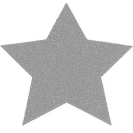 PRIMAflor-Ideen in Textil Platzset &raquo;Stern, Weihnachtsdeko&laquo; auch ideal als Untersetzer oder Dekoration, Gr&ouml;&szlig;e 16,5 oder 29,5 cm grau B/L: 16,5cm x 