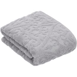 Vossen Badetuch &raquo;Fidelio&laquo; grau Walkfrottier, Obermaterial: 100% Baumwolle B/L: 100cmx150cm, 1 Stk., Walkfrottier
