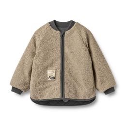 Wheat M&auml;dchen Wheat Outdoorjacke &raquo;Reversible Thermo Jacket Lake&laquo; ohne Kapuze wasserdicht schwarz 140