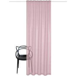 Home Wohnideen Gardine &raquo;DOLLY&laquo; Multifunktionsband 1 Stk. tlg. transparent rosa Voile, Polyester 245cm, Multifunktionsband, 140cm