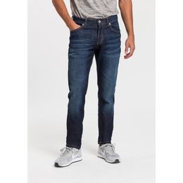 Bruno Banani Herren Comfort-fit-Jeans &raquo;Floyd&laquo; gerade Beinform, mit Eingrifftaschen, niedrige Leibh&ouml;he blau 31, L&auml;nge 32