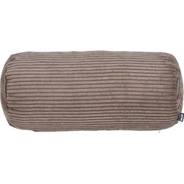 done. Nackenrolle &raquo;Zoom&laquo; Nackenrolle aus modernem Kordstoff braun Obermaterial: 92% Polyester, 8% Nylon B/H/L: 25cm x 25cm x 50cm