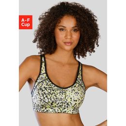 active by Lascana Lascana Active Damen LASCANA ACTIVE Sport-BH mit integrierten Schalen im Cup schwarz 70, Cup A