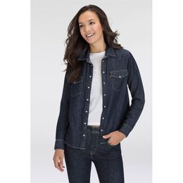 Levi's Levi's Damen Jeansbluse &raquo;ESSENTIAL WESTERN&laquo; mit Brusttaschen mit Druckkn&ouml;pfen blau S (36)
