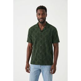 Fynch-Hatton Herren Fynch-Hatton Shirtjacke mit Muster 3XL