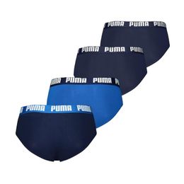 Puma Herren Puma Slip &raquo;Puma MEN EVERYDAY BASIC BRIEF&laquo; 4er Pack blau S