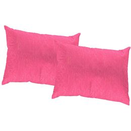 WIRTH Dekokissen &raquo;Lahnstein&laquo; Kissenh&uuml;lle ohne F&uuml;llung, 2 St&uuml;ck pink Polyester B/L: 40cm x 60cm, 2 Stk.