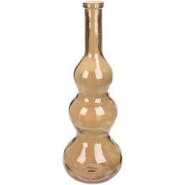 Gilde Bodenvase &raquo;Bodenvase bauchig "Balleros" braun&laquo; braun Glas B/H/T: 26,5cm x 75cm x 26,5cm &Oslash; 26,5cm
