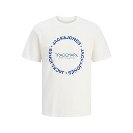 Jack & Jones Jack & Jones Herren T-Shirt &raquo;JJBENSON TEE SS CREW NECK&laquo; Baumwolle, regular fit wei&szlig; L