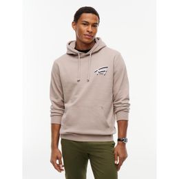 Tommy Jeans Herren Kapuzensweatshirt &raquo;REGULAR NYC SIGNATURE HOODIE&laquo;, Regular fit mit Kapuze beige S