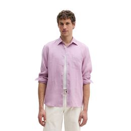 Marc O'Polo Marc O'polo Herren Marc O'Polo Leinenhemd im klassisch cleanen Look rosa L, N-Gr