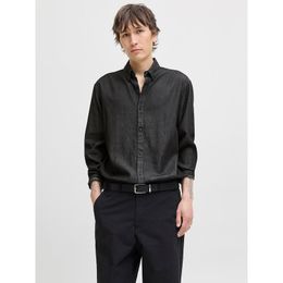 Jack & Jones Jack & Jones Herren Langarmhemd &raquo;JJEPERFECT DENIM SHIRT LS NOOS&laquo; schwarz M, N-Gr