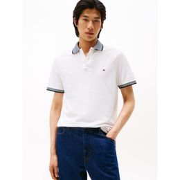 Tommy Hilfiger Herren Poloshirt &raquo;LINEN PIQUE REGULAR&laquo; wei&szlig; M