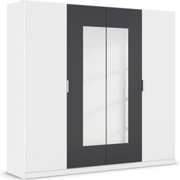 Rauch Dreht&uuml;renschrank &raquo;Monza&laquo; in trendigen Farbkombinationen, mit viel Stauraum wei&szlig; Holzwerkstoff B/H/T: 226cm x 210cm x 54cm