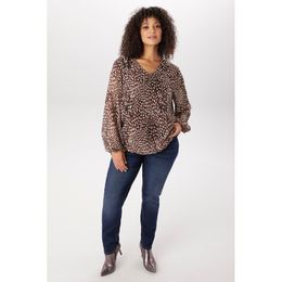 Aniston Plus Damen Aniston PLUS Gerade Jeans im 5-Pocket-Style - NEUE KOLLEKTION blau 44, N-Gr