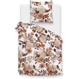 ZO HOME Bettw&auml;sche &raquo;Zohome Bettw&auml;sche Sofia&laquo; 2 Bettw&auml;sche aus 100% Baumwolle, hochwertige Flanell, ab 135x200 cm. braun Flanell, Obermaterial: 100% 