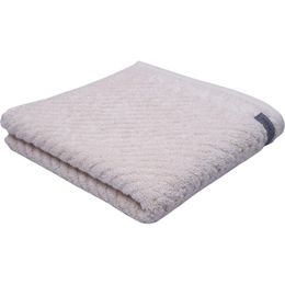 Ross Duschtuch &raquo;Smart&laquo; Uni-Rippe mit Velourslabel beige Frottier, Obermaterial: 100% Baumwolle B/L: 70cmx140cm, 1 Stk., Frottier