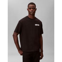 Calvin Klein Jeans Herren T-Shirt &raquo;VERT LOGO GRAPHIC CREW&laquo; Regular fit mit Markenprint L