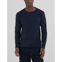 Replay Herren Langarmshirt blau S