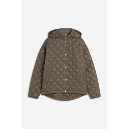Cinque Damen Steppjacke &raquo;CIPHIL&laquo; mit Kapuze mit abnehmbarer Kapuze, Oversize Fit, leicht w&auml;rmend braun 44