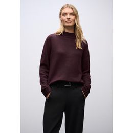Street One Damen Street One Rollkragenpullover mit Rippb&uuml;ndchen lila 38