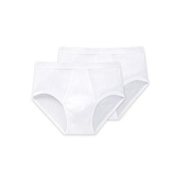 Schiesser Herren Slip &raquo;Original Classics&laquo; mit Eingriff wei&szlig; 5