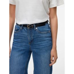 V&eacute;ro Moda Vero Moda Damen Tailleng&uuml;rtel &raquo;VMKATJA COATED BELT 2-PACK NOOS&laquo; 2 Stk. schwarz 95