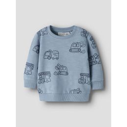 name it Herren Sweatshirt &raquo;NBMKOMMA LS SWEAT UNB&laquo;, Baumwollmischung, regular fit blau 56