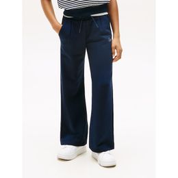 Tommy Hilfiger M&auml;dchen Sweathose &raquo;TOMMY SCRIPT SWEATPANT&laquo; f&uuml;r Kinder bis 16 Jahre, mit Logo-Schriftzug blau 3 (98), N-Gr