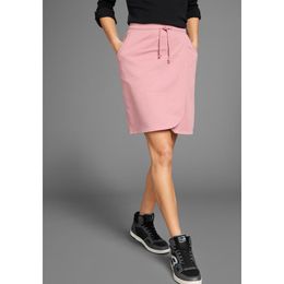 Kangaroos Damen Kangaroos Jerseyrock in Wickeloptik mit elastischem Bund rosa 44