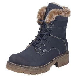 Rieker Damen Winterstiefelette Schn&uuml;rboots, Winterboots mit wasserabweisender RiekerTEX-Membran 42