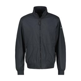Lerros Herren Lerros Blouson ohne Kapuze mit Stehkragen und Rei&szlig;verschluss blau L