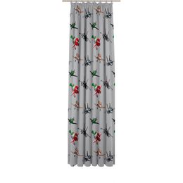 WIRTH Vorhang &raquo;Planes Delta&laquo; Multifunktionsband 1 Stk. tlg. Disney grau Satin, Polyester 225cm, Multifunktionsband, 142cm