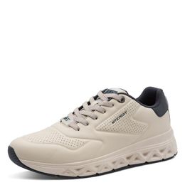 Marco Tozzi Herren Marco Tozzi Slip-On Sneaker Freizeitschuh, Halbschuh, Slipper mit elastischer Schn&uuml;rung beige 44
