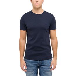 Mustang Herren Mustang T-Shirt &raquo;MU-Allen&laquo; Slim fit blau M
