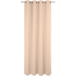 WIRTH Vorhang &raquo;Berwick&laquo; &Ouml;sen 1 Stk. tlg. orange Jacquard, Baumwolle, Polyester 145cm, &Ouml;sen, 132cm